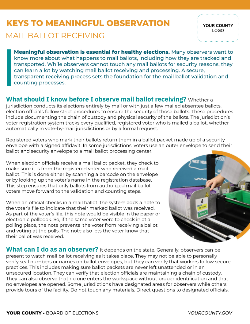 Election Observer Resources - Elections Group