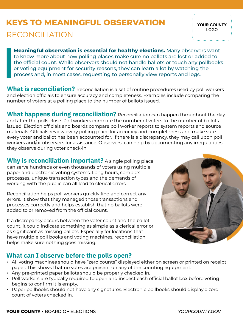 Election Observer Resources - Elections Group