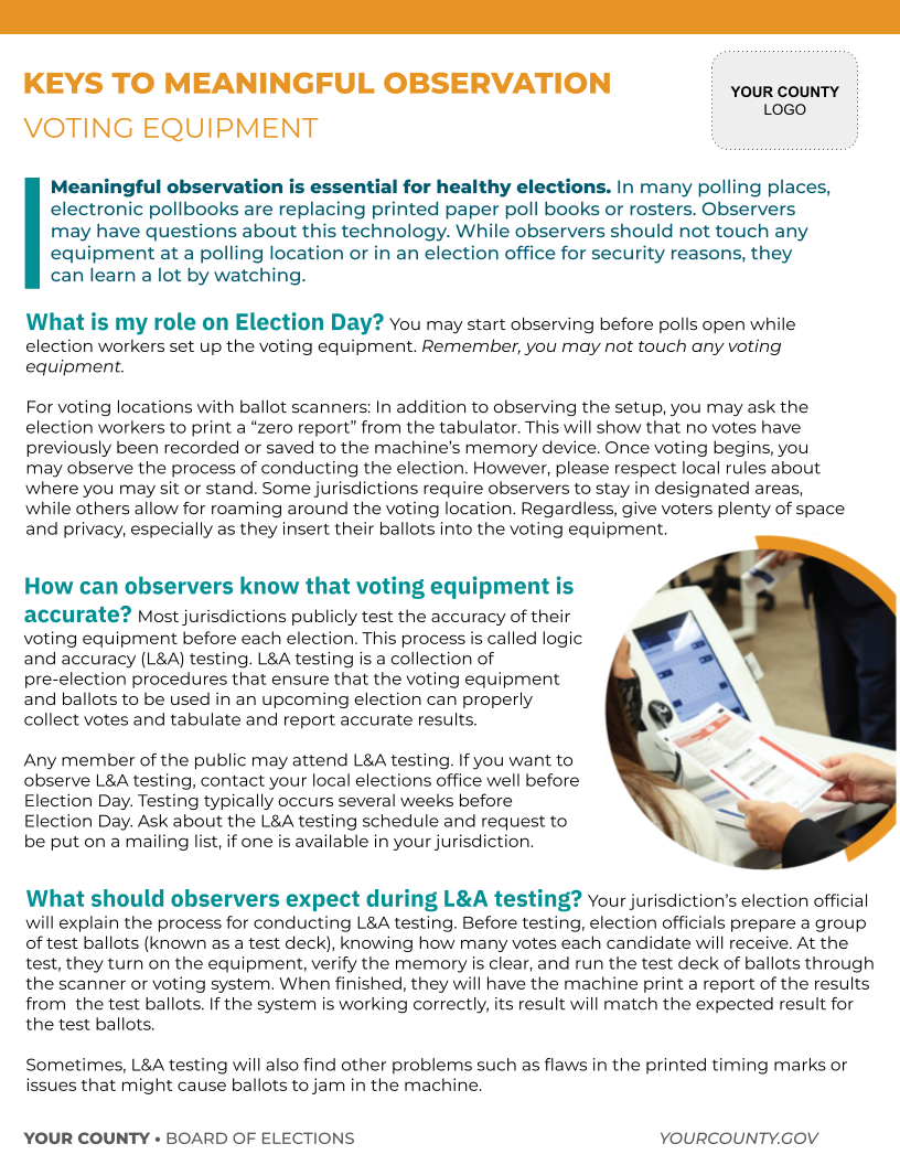 Election Observer Resources - Elections Group