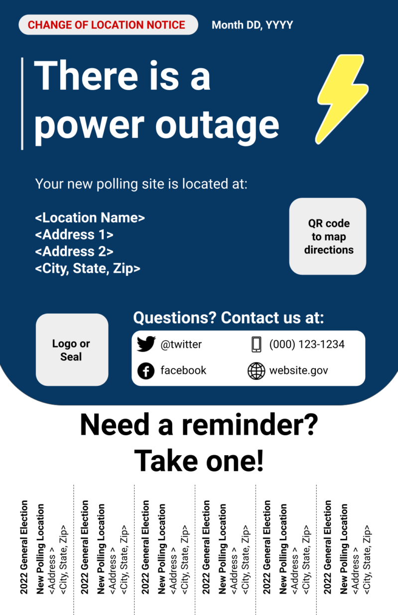 Notice Posters - Elections Group