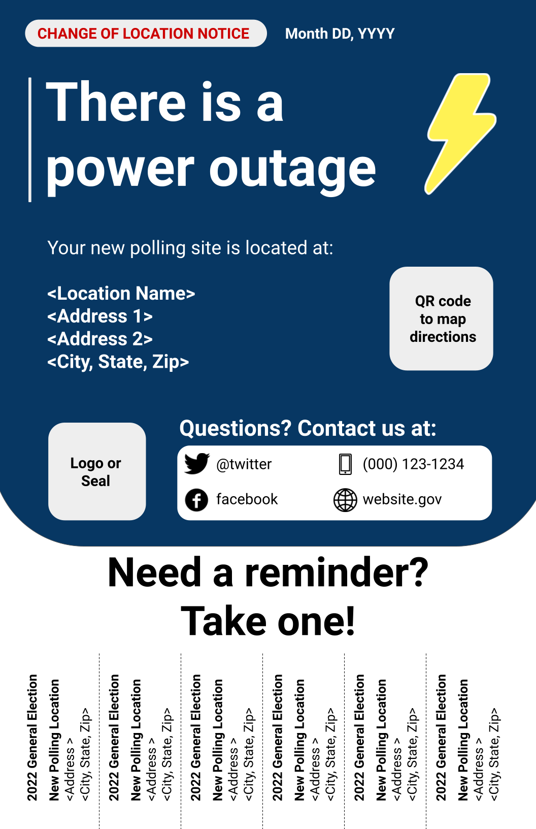 Notice Posters - Elections Group