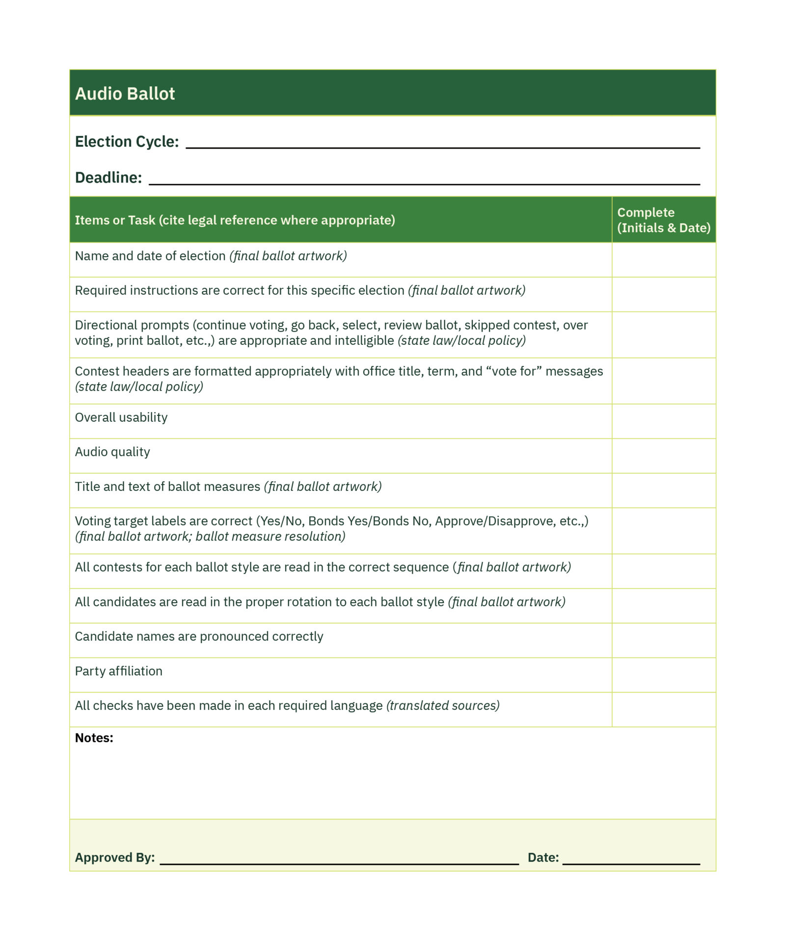 Ballot Proofing: Ensuring Accuracy in Elections - Elections Group