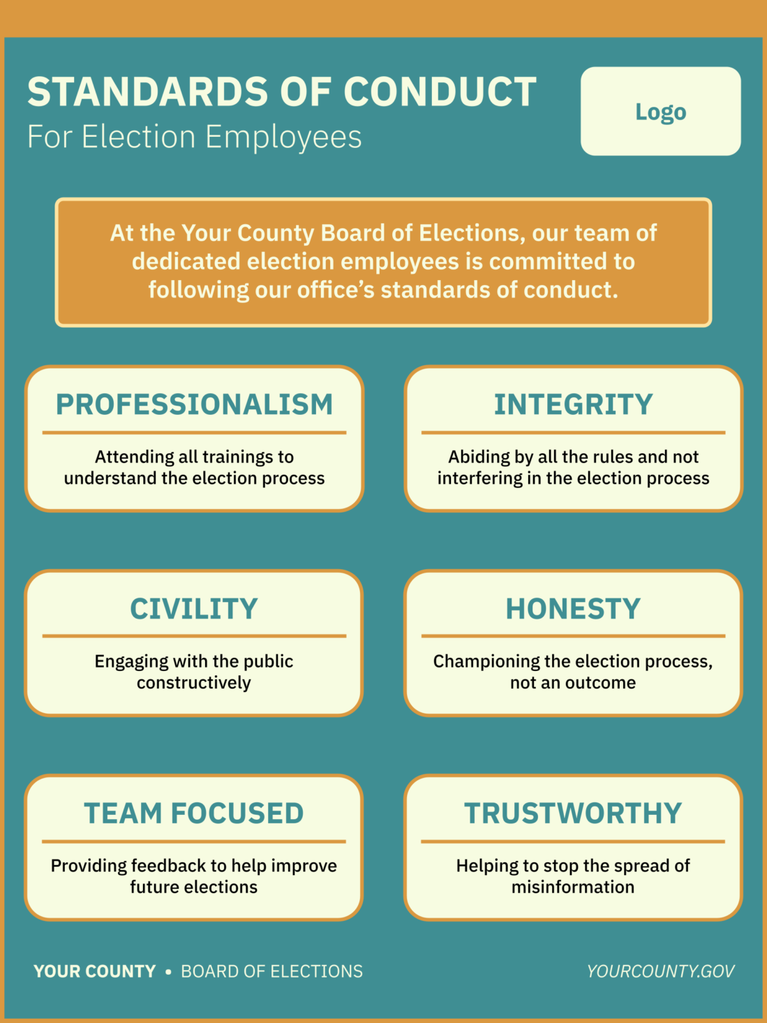 Standards of Conduct for Election Workers - Elections Group