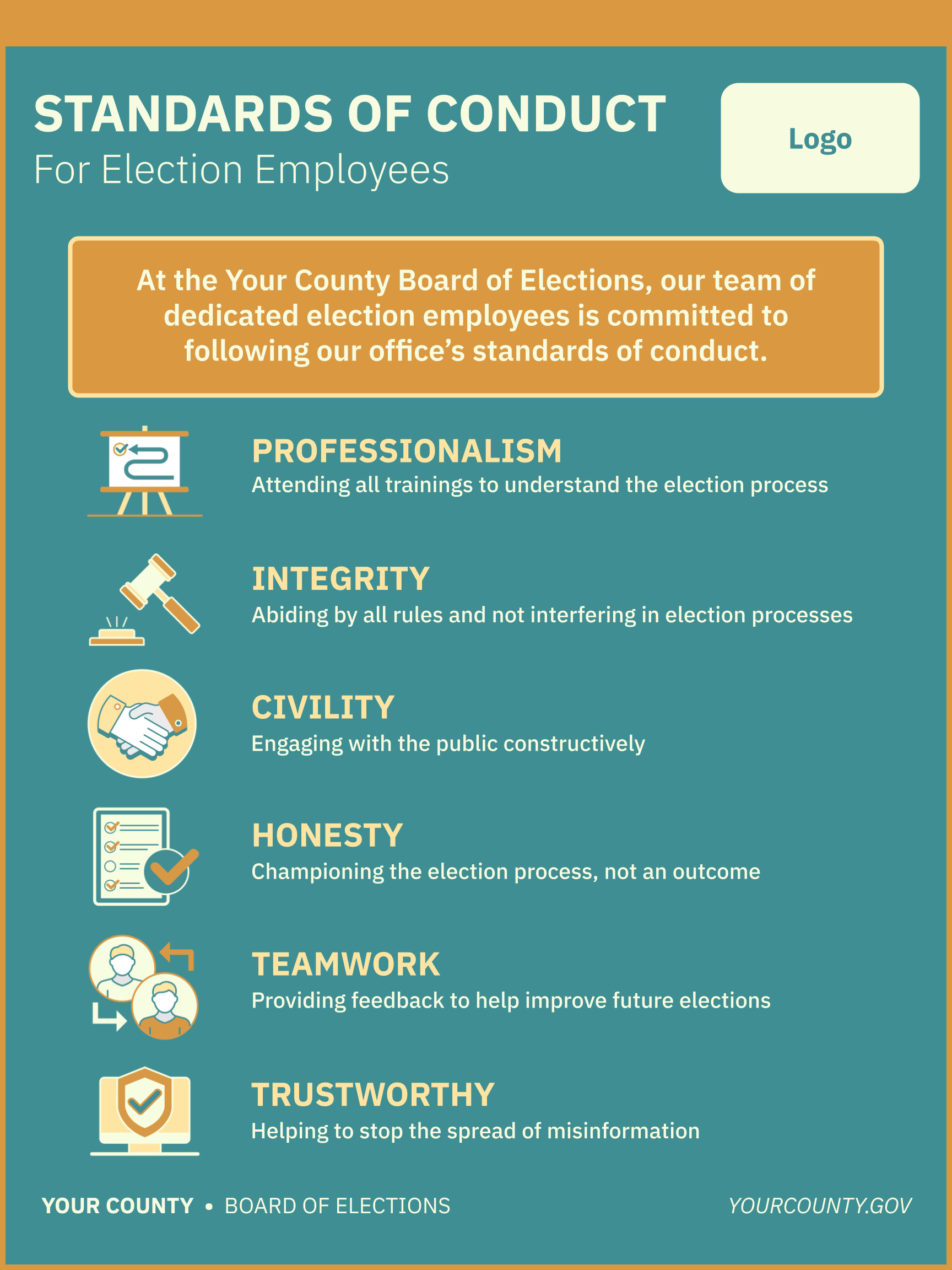 Standards of Conduct for Election Workers - Elections Group