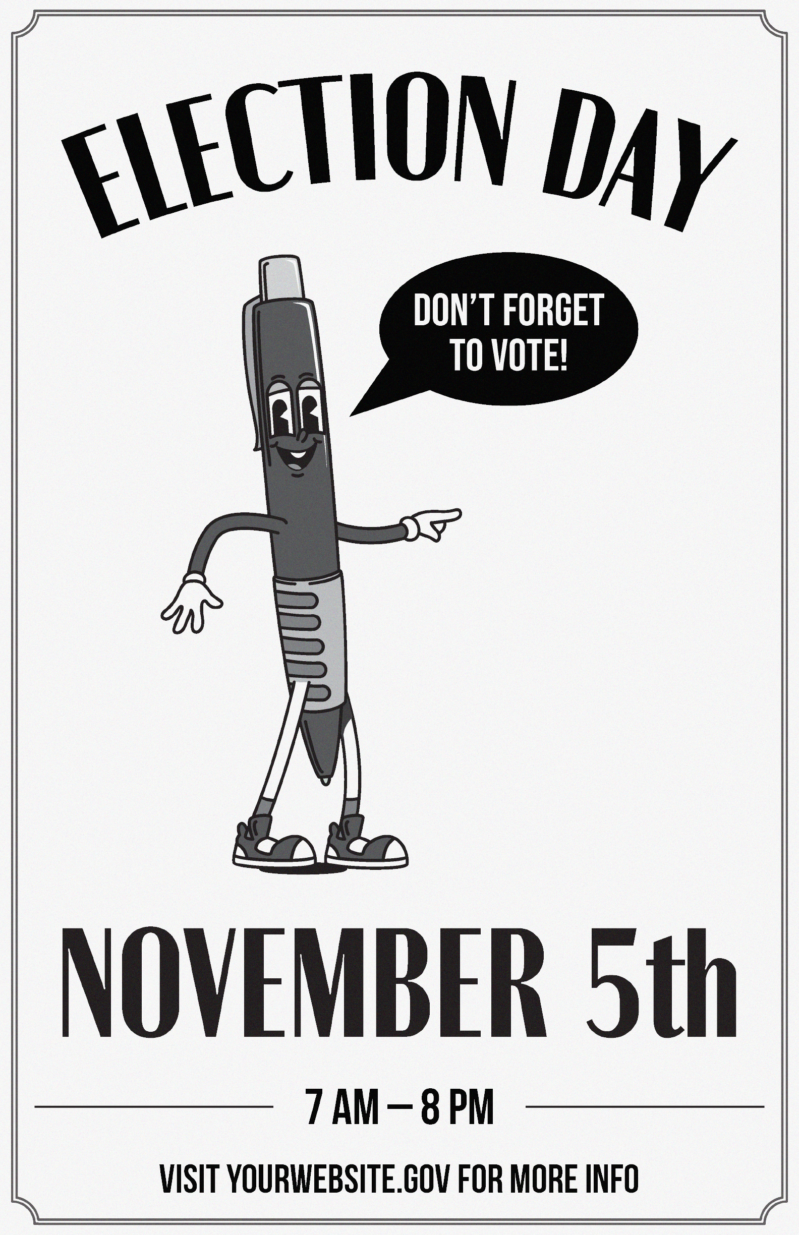 Election Day Poster - Elections Group