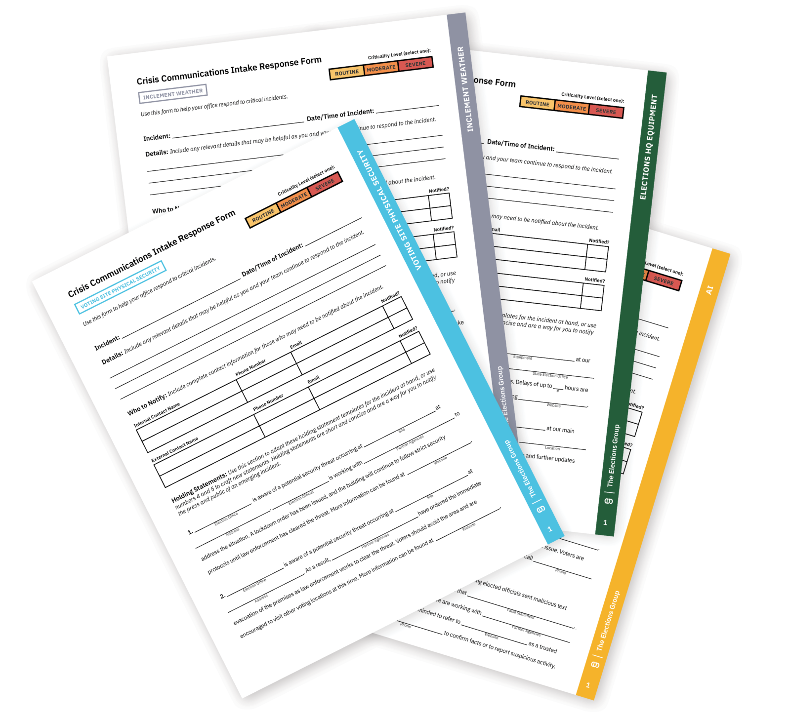 Crisis Communications Intake Response Forms - Elections Group