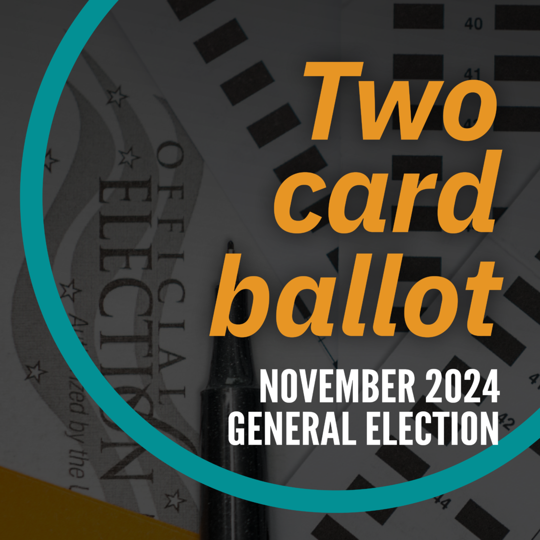 Two-Card Ballot Flyer - Elections Group